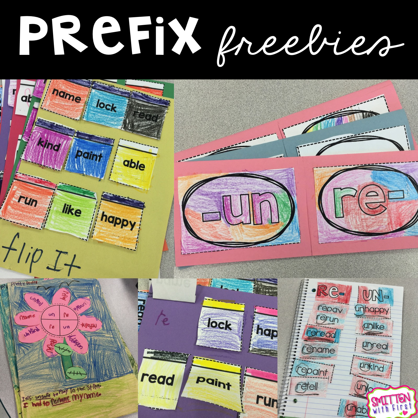 Prefix freebies and Adverbs! - Smitten with First