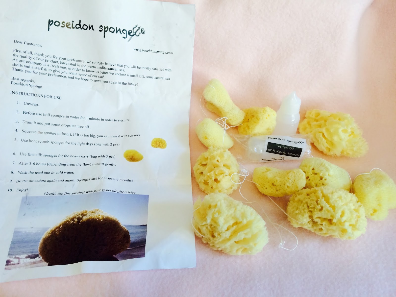 Reusable Menstrual Sponge Tampons