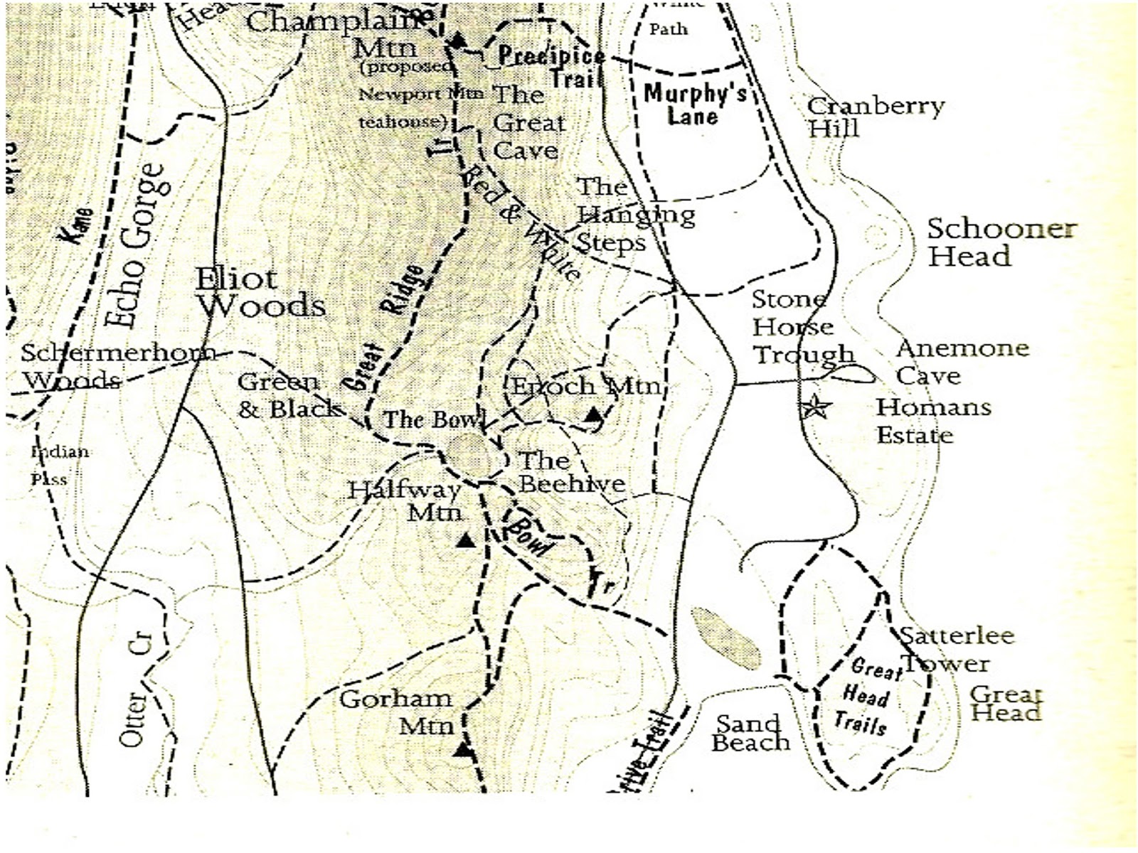OLD MAPS OF ACADIA NATIONAL PARK: OLD MAPS COLLECTION