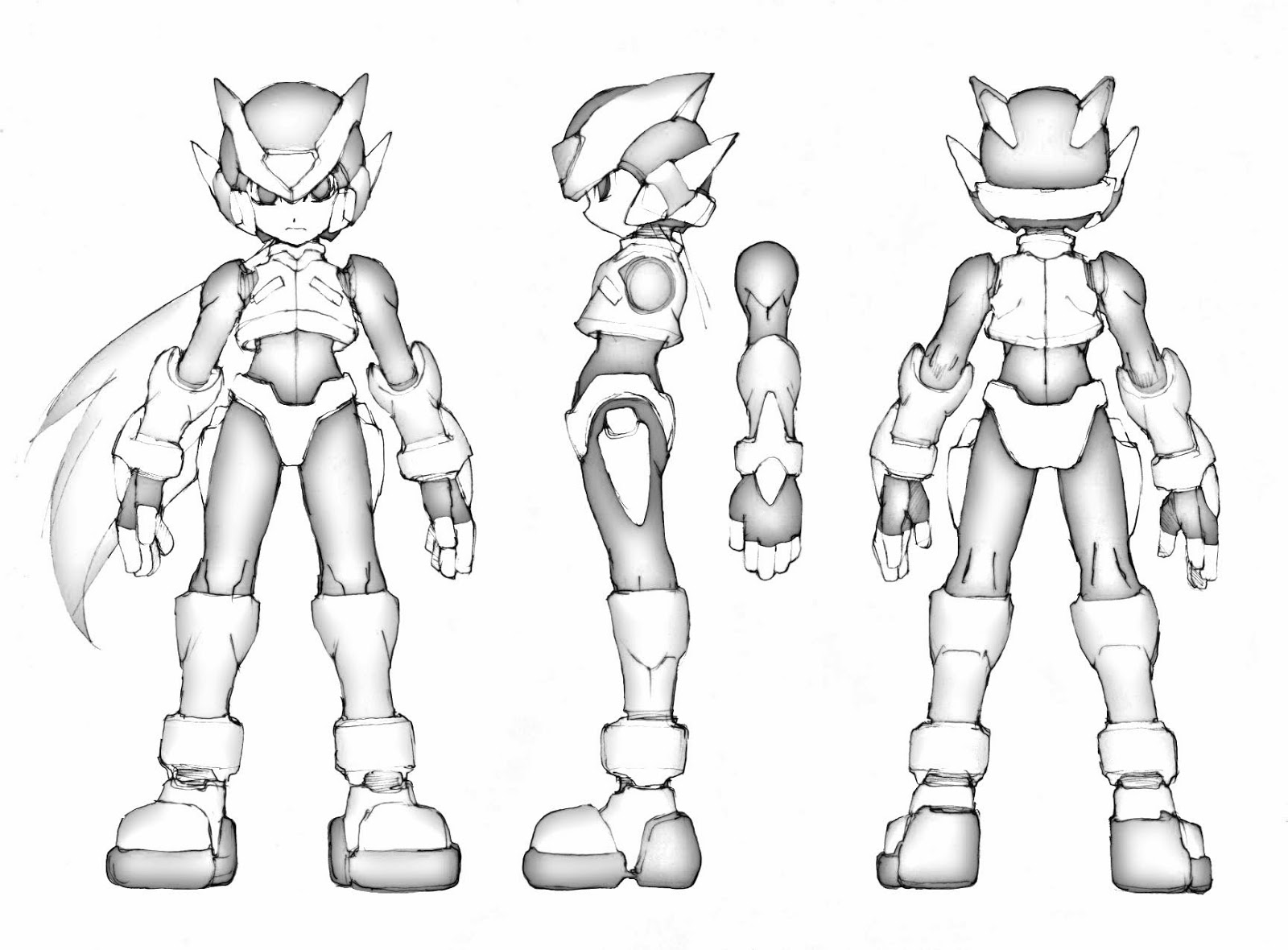 Eniitan Odutola: Legendary Reploid "Zero" 3D Model WIP