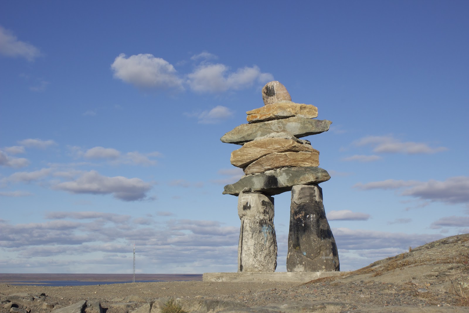 The Arkansas Traveler: That's one big Inukshuk!