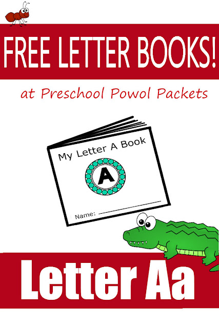 Letter A Free Printable Minibook Alphabet Series | Preschool Powol Packets