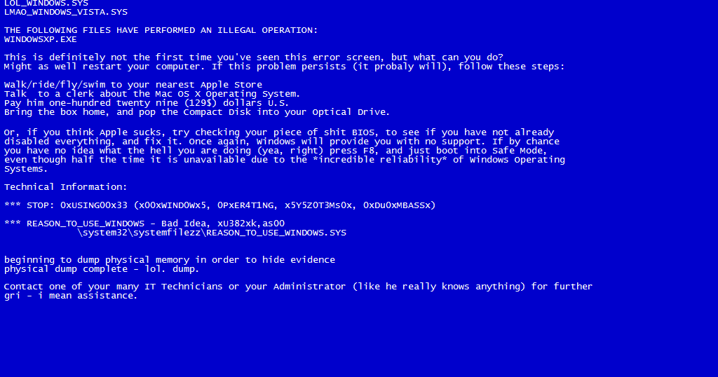 Bsod Screensaver