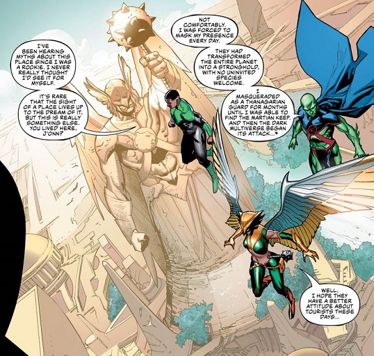 HAWKWORLD: Preview of "Escape from Thanagar" (Justice League No. 14-16)