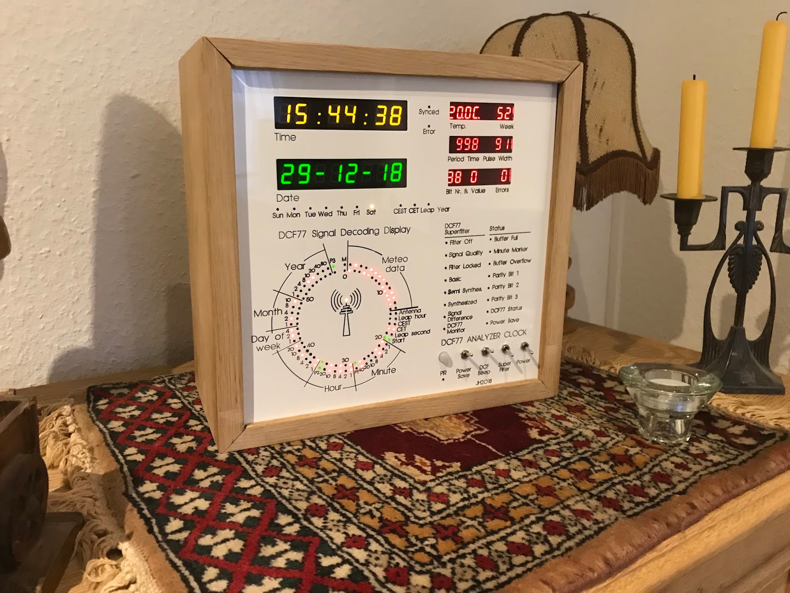 Zelfbouw Van De Dcf77 Analyzer Clock