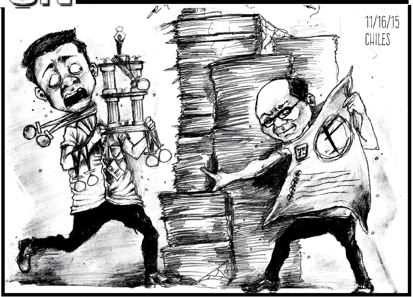 Editorial Cartoon ~ Ang Punyal- Ang Opisyal na Paaralang Pampahayagan ...
