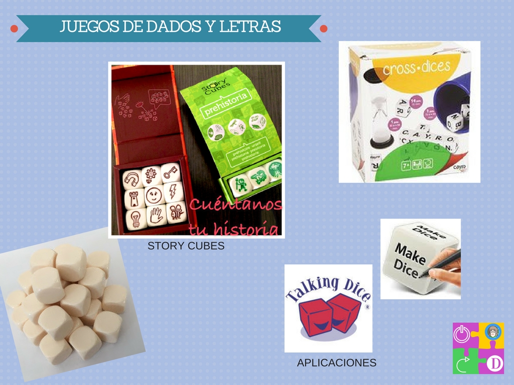 ORDENANDO MI CAJON DESASTRE: JUEGOS DE DADOS Y LETRAS