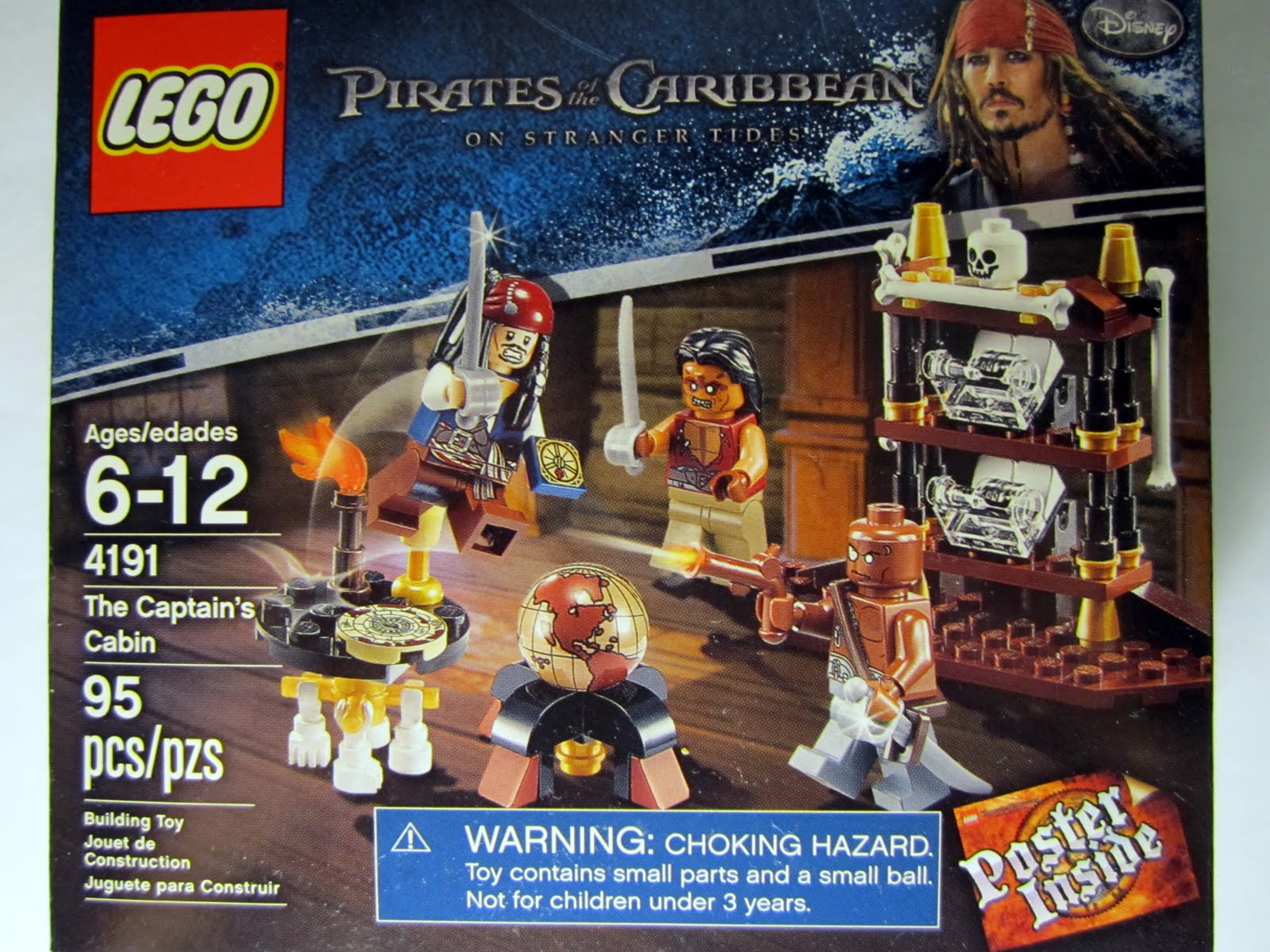 The Brick Brown Fox: Lego 4191 Pirates of the Caribbean - Captain's Cabin