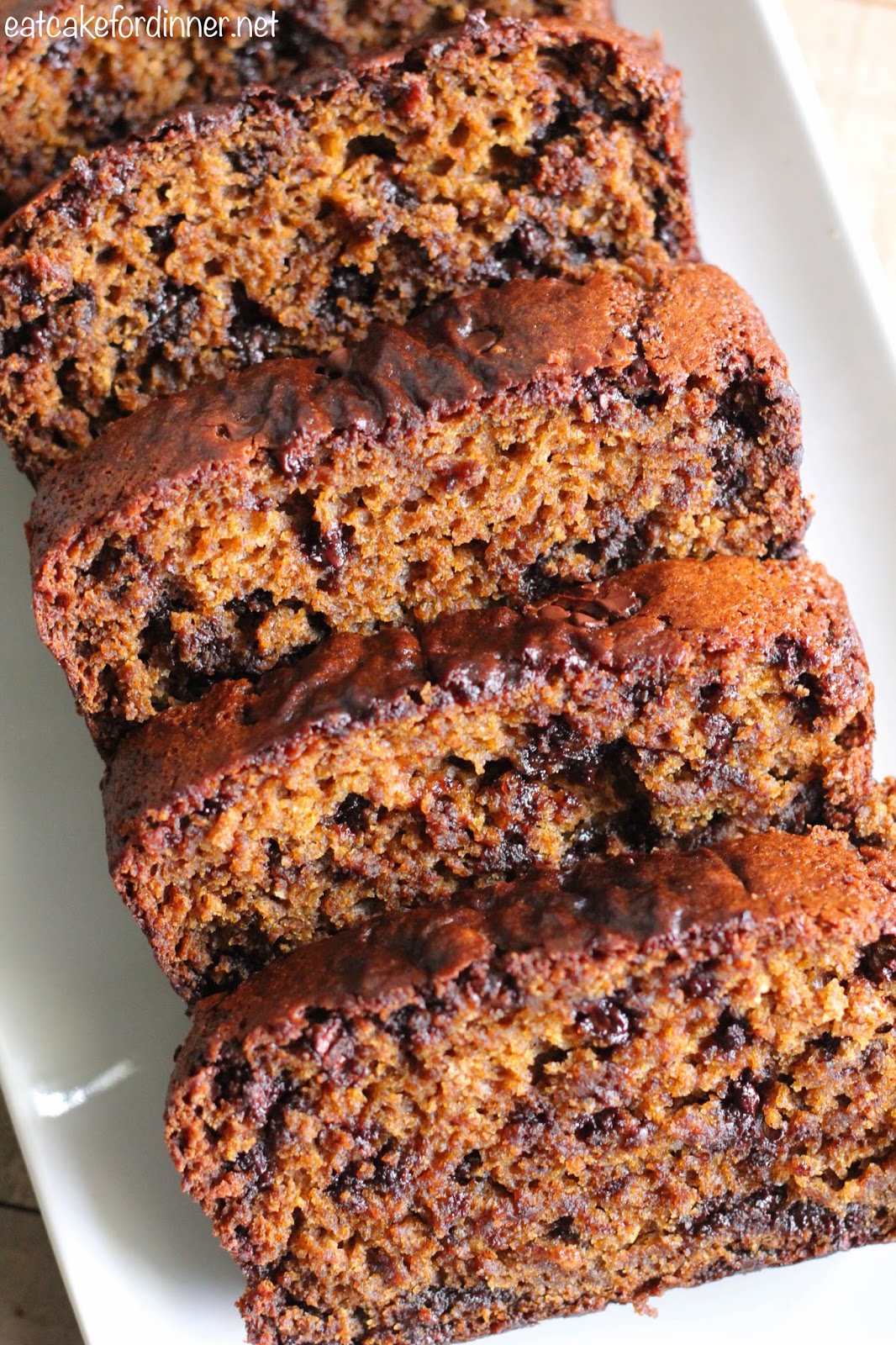 Eat Cake For Dinner: Pumpkin Chocolate Chip Bread {It's Low-Fat and ...