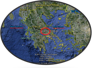 Santuario de Delfos: 4. Localización geográfica