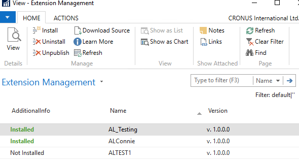 Microsoft Dynamics NAV/Business Central: 2018