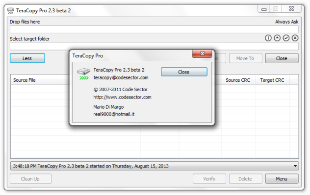 TeraCopy Latest Version Pro Serial Key ~ Petebece