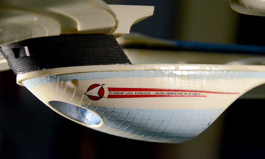 U.S.S. Excelsior, NCC-2000 (1/1000 scale model)