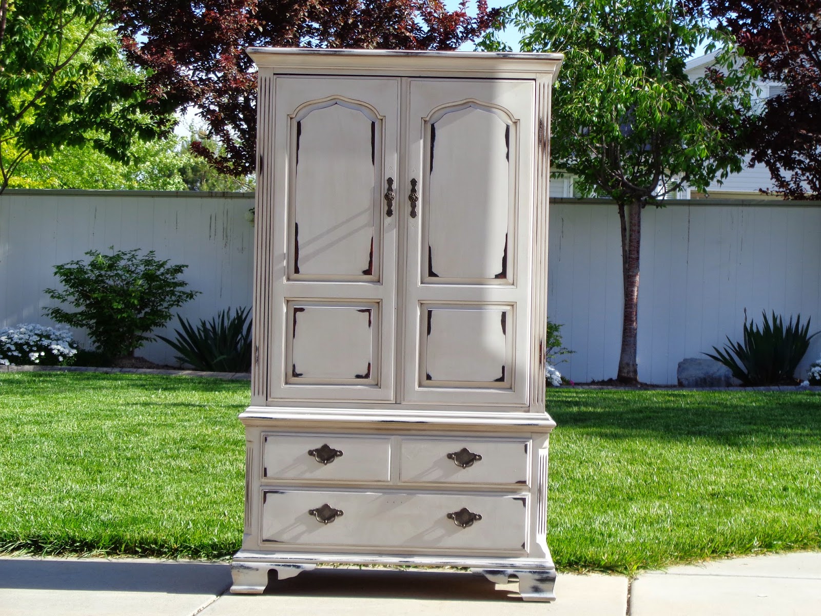 French Garden Treasures: Custom Armoire and Mirror........Thanks Again ...