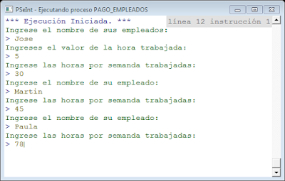 Comandos básicos de Pseint