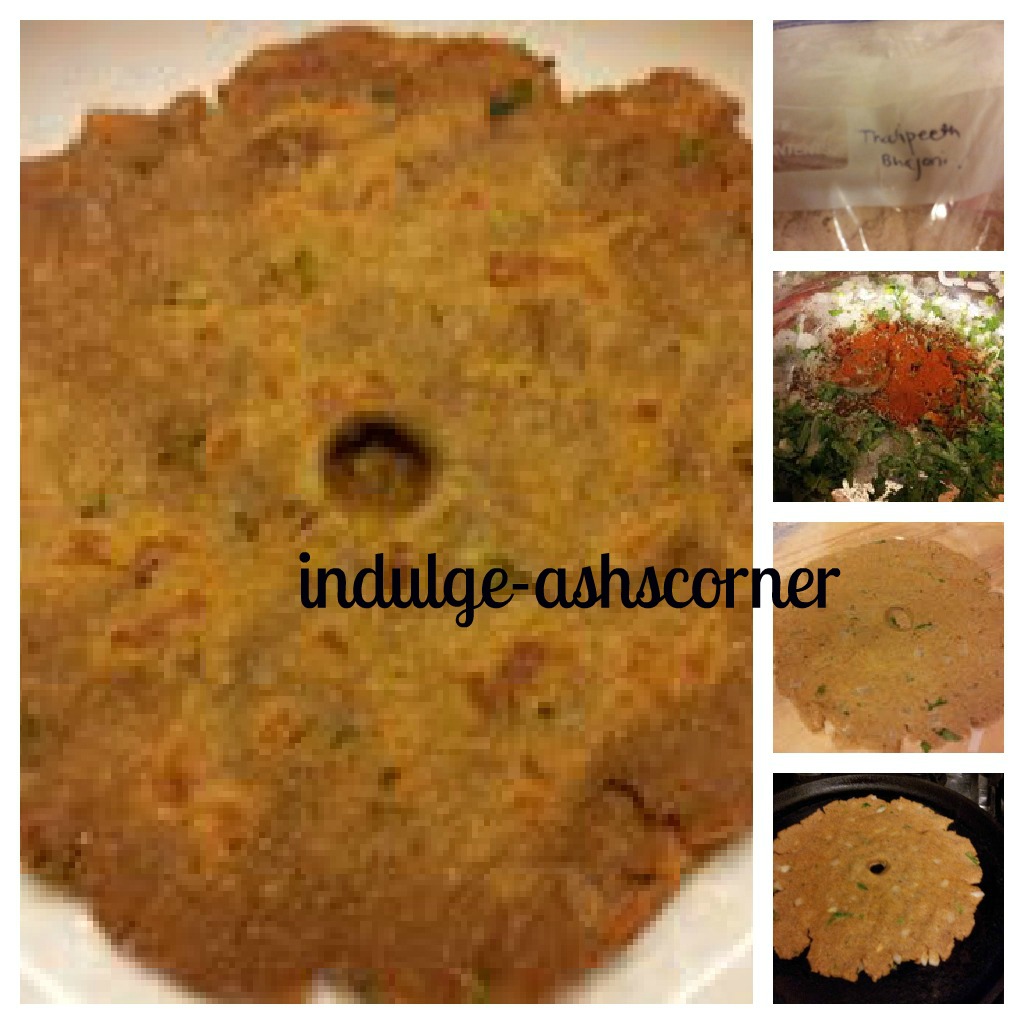 IndulgeAshscorner: Bhajani Thalipeeth- Multigrain Spiced Flat Bread