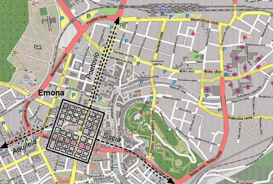 ArqueoLugares: EMONA. Ljubljana romana. Eslovenia