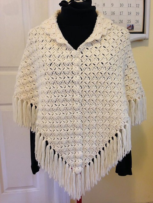 Beautiful Skills - Crochet Knitting Quilting : 1 2 3 Shawl & Poncho ...