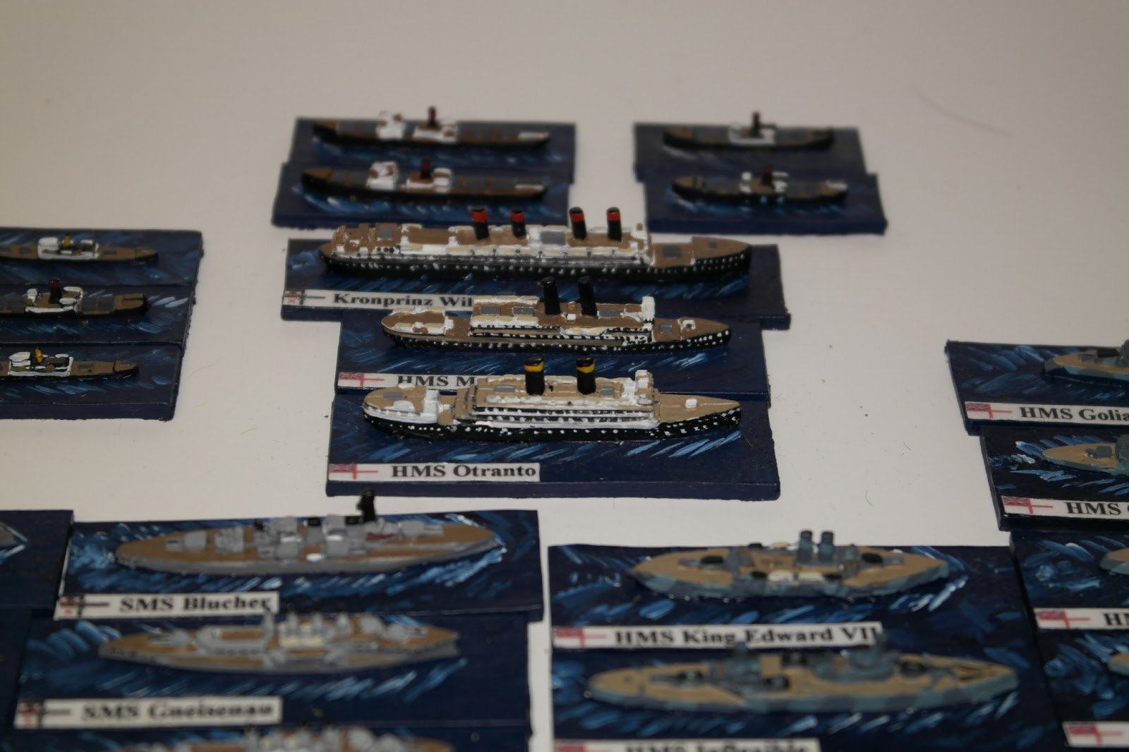 Turbil Miniatures: WWI 1/3000th ships