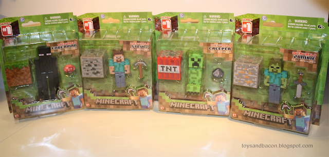 Toys and Bacon: Minecraft Action Figures - A review...?