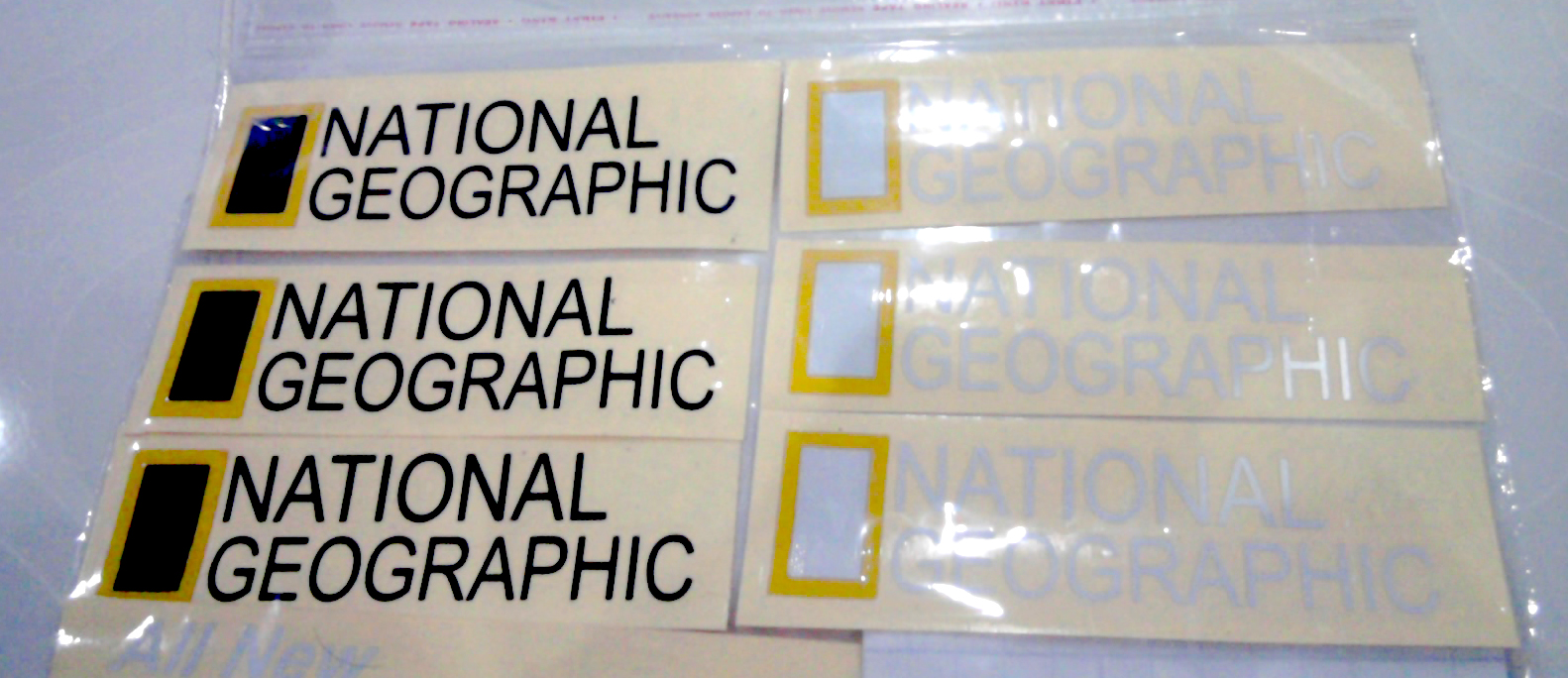 4 Sticker DC ( Design Cut): Sticker - National Geographic