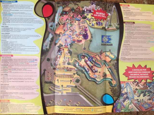 Hopi Hari New - "A magia de Hopi Hari": Novo mapa de Hopi Hari é divulgado
