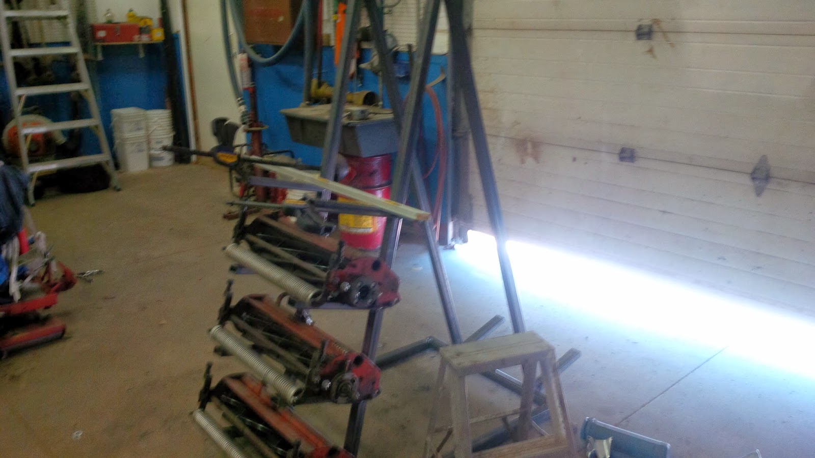 Bobs Shop: Reel rack build