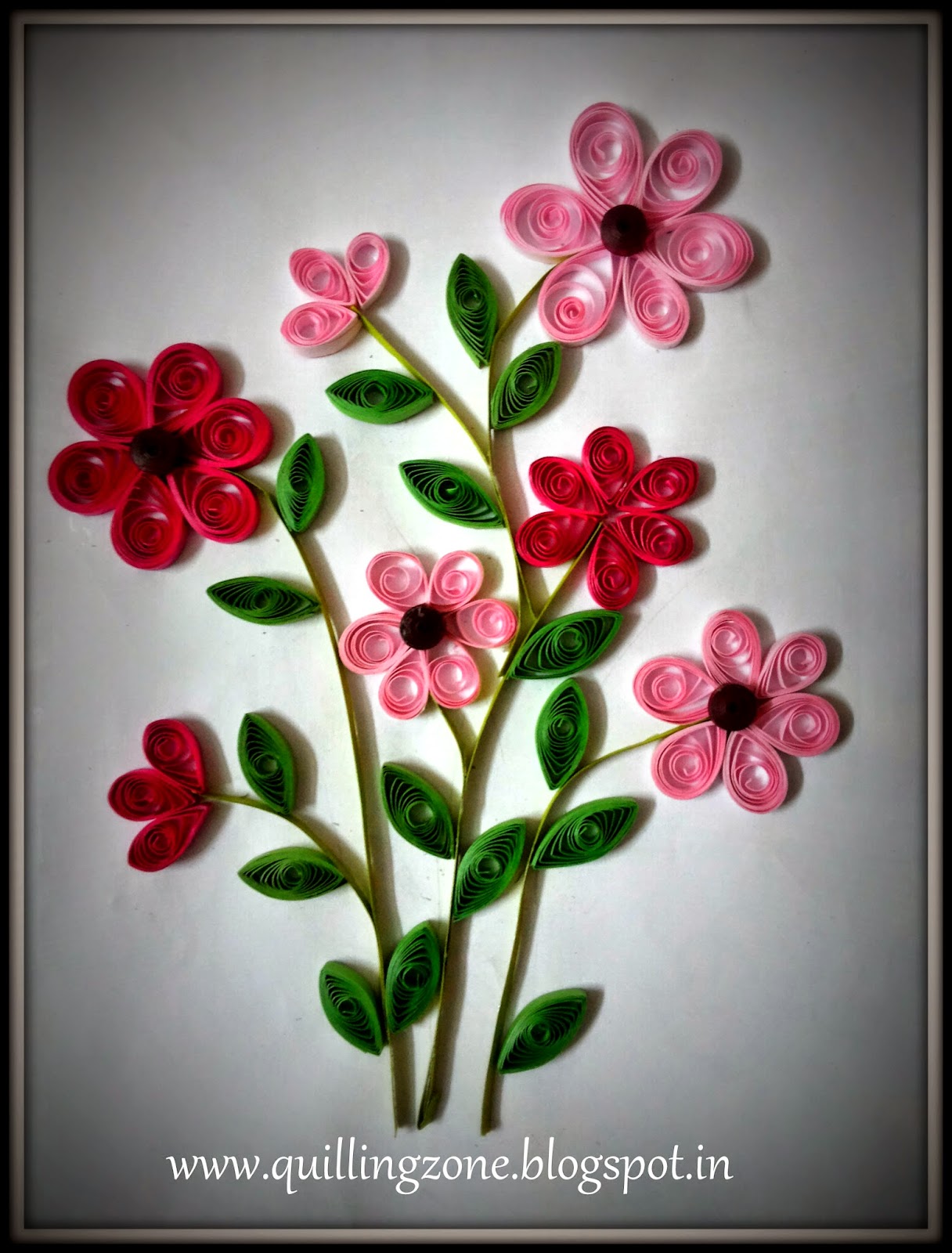 My Quilling Zone: Simple quilling card