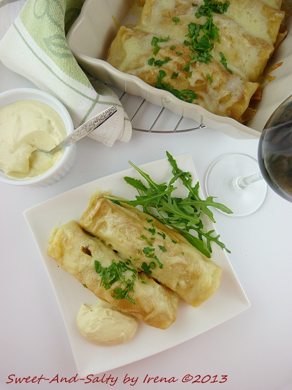 Sweet And Salty Palačinke Sote Stroganof Beef Strofanoff Crêpes