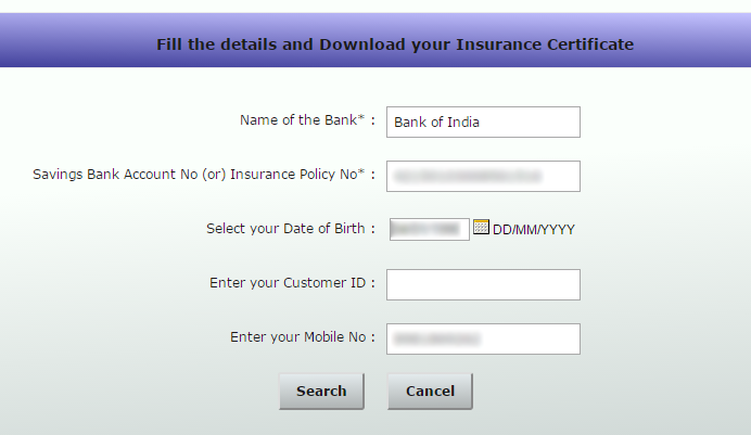 How to download Pradhan Mantri Suraksha Bima Yojana Insurance ...