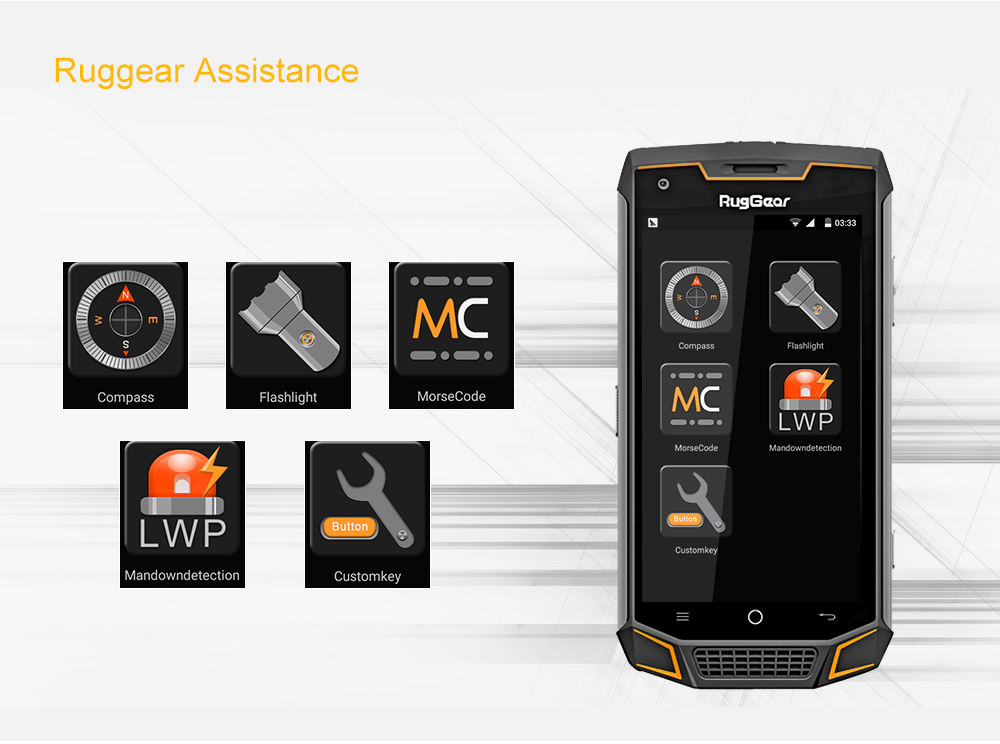 outdoor phone zone______________________: RugGear RG740 4G LTE waterp