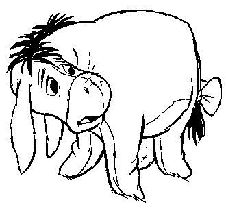 Planse de colorat si fise pentru copii: MAGARUL - PLANSE de colorat cu ...