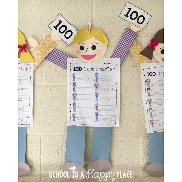 School Is a Happy Place: Make the Most of the 100th Day (Tips and Free ...