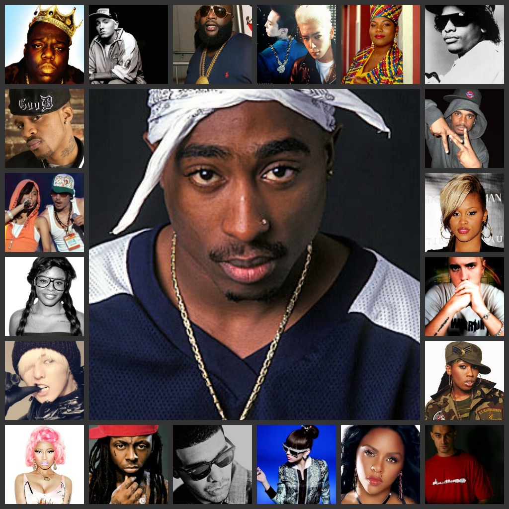 So Virtuoso : Day 12 part 5 : A collage of Rap artists