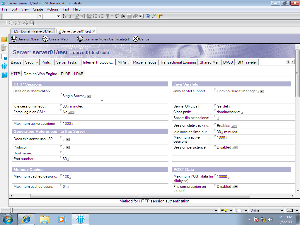 康記IT手記: IBM iNotes 登入頁面