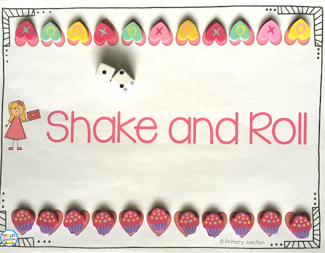 Shake and Roll Addition Fact Fluency Games | Primary Junction