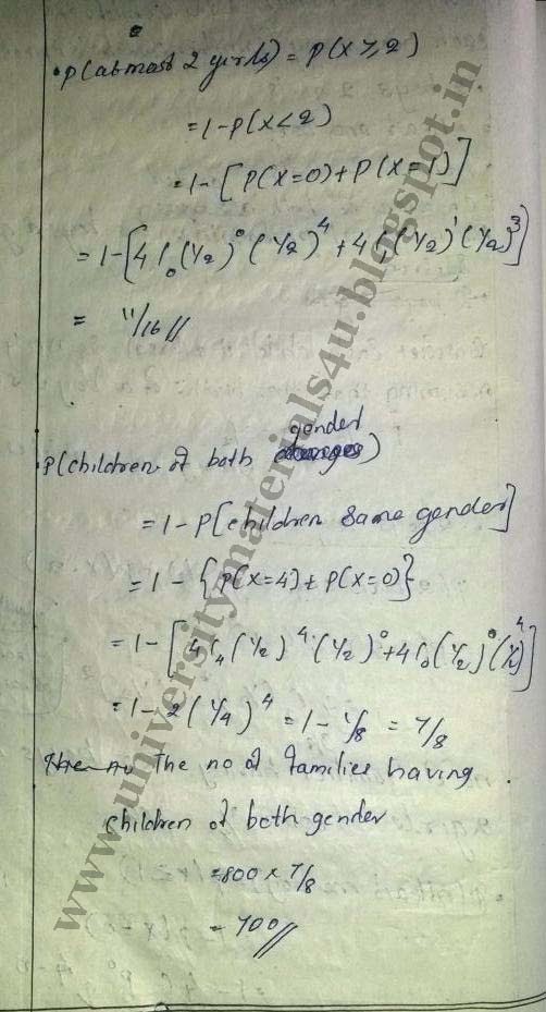 Binomial Distribution - Handwritten Notes
