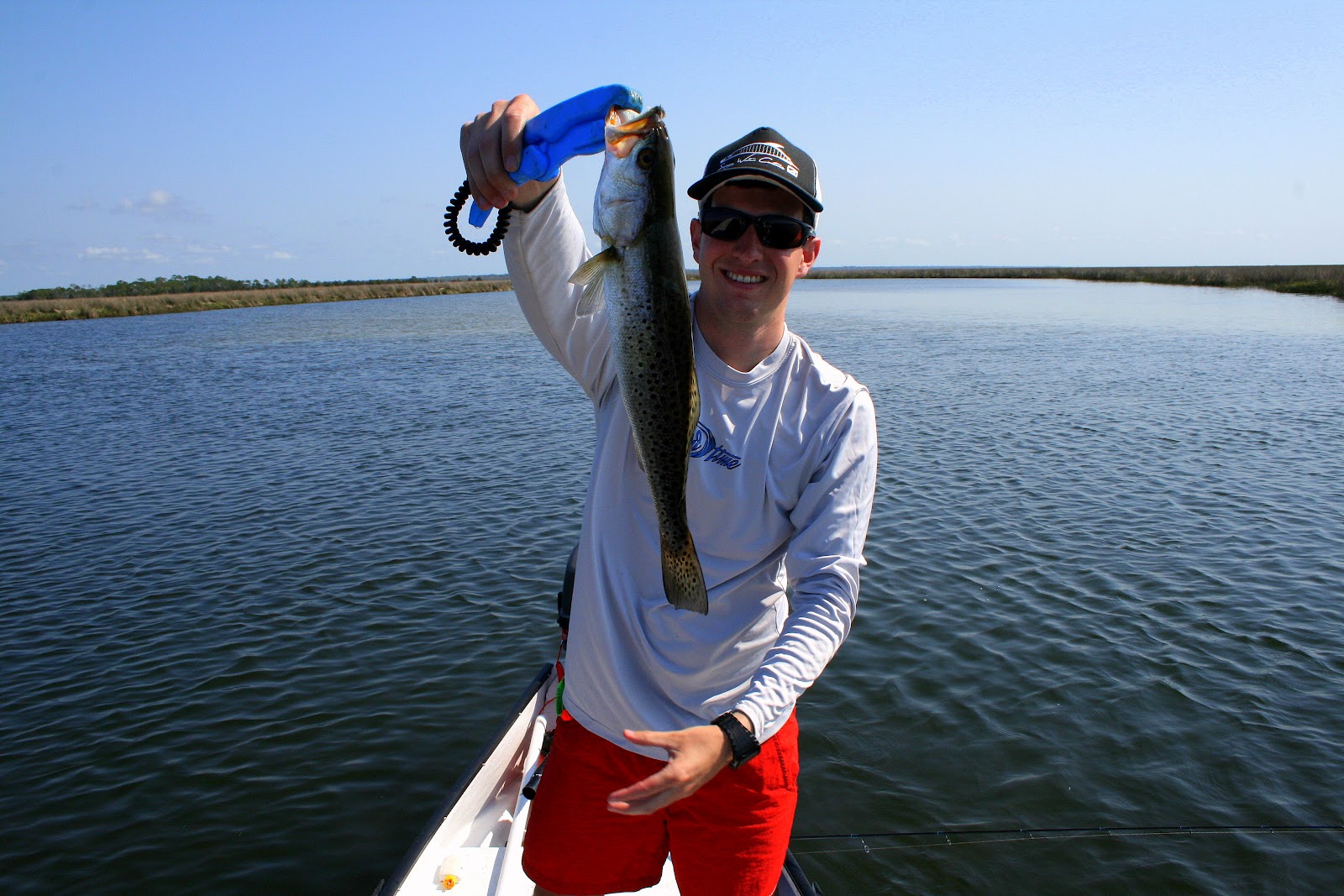 Florida Gheenoe Fishing: Springtime Stoney Bayou Dolphins (St. Marks, FL)
