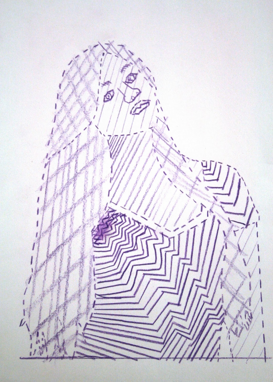 Monument Valley Regional Middle School Art Class: Straight Line ...