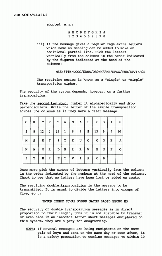 SOMERTON MAN: OLD CODES, NEW CODES AND CONCEALMENT 3. SOE CODES ...