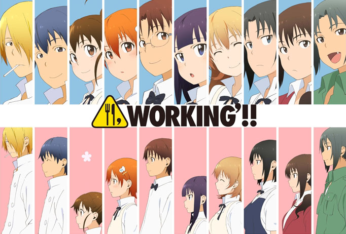Não é minha culpa que não sou popular!: Resenha - Working!! - Anime