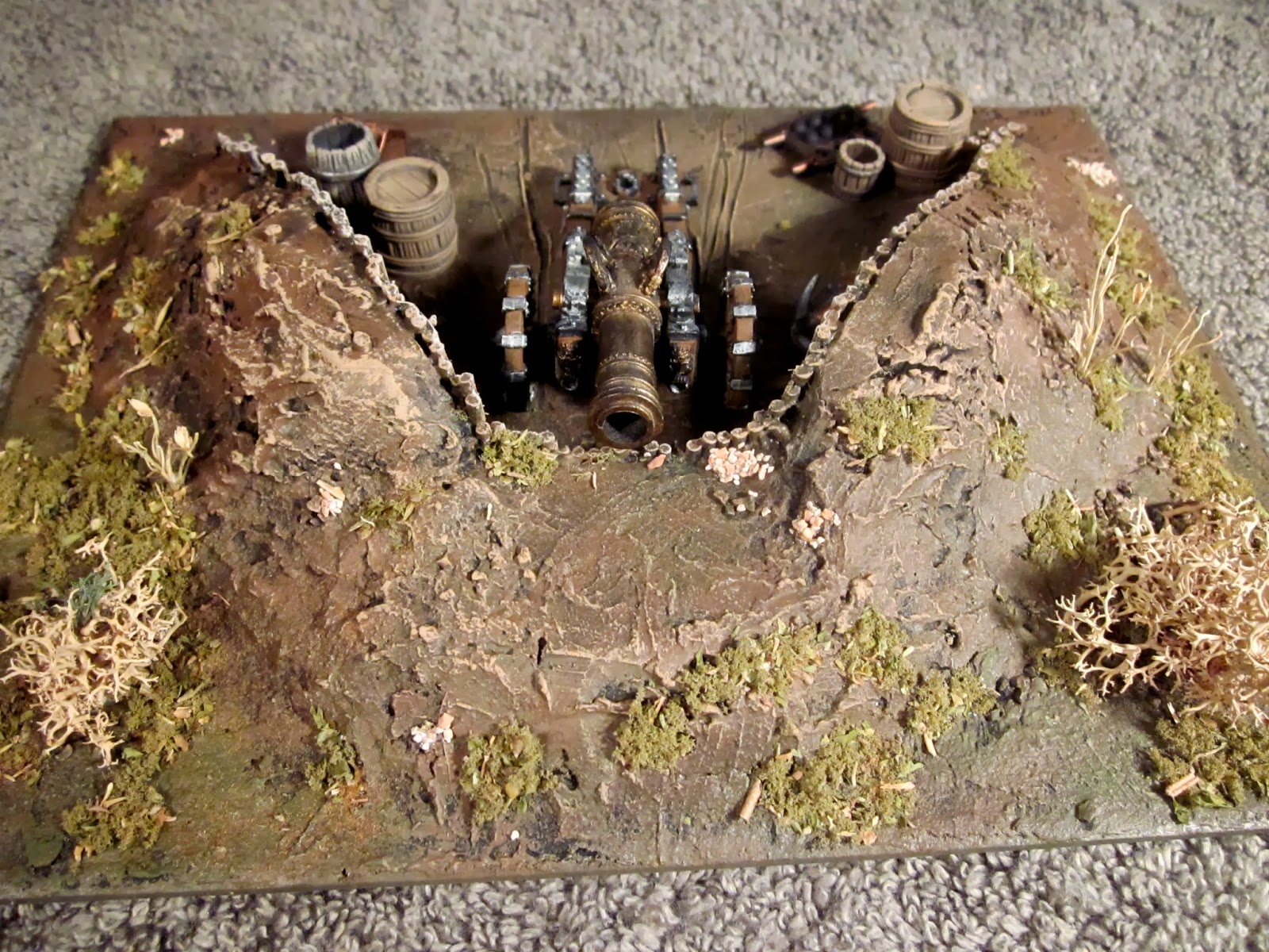 Battleground Hobbies: How To: Build an Artillery Emplacement - Part Two