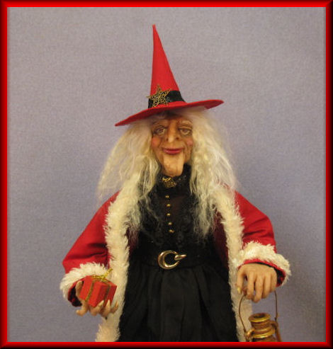 Witch~Kringle: Amelia the Christmas Witch Art Doll