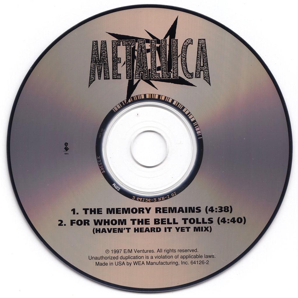 Chia sẻ nhạc Lossless & Lossy: Metallica - 1997 - The Memory Remains ...
