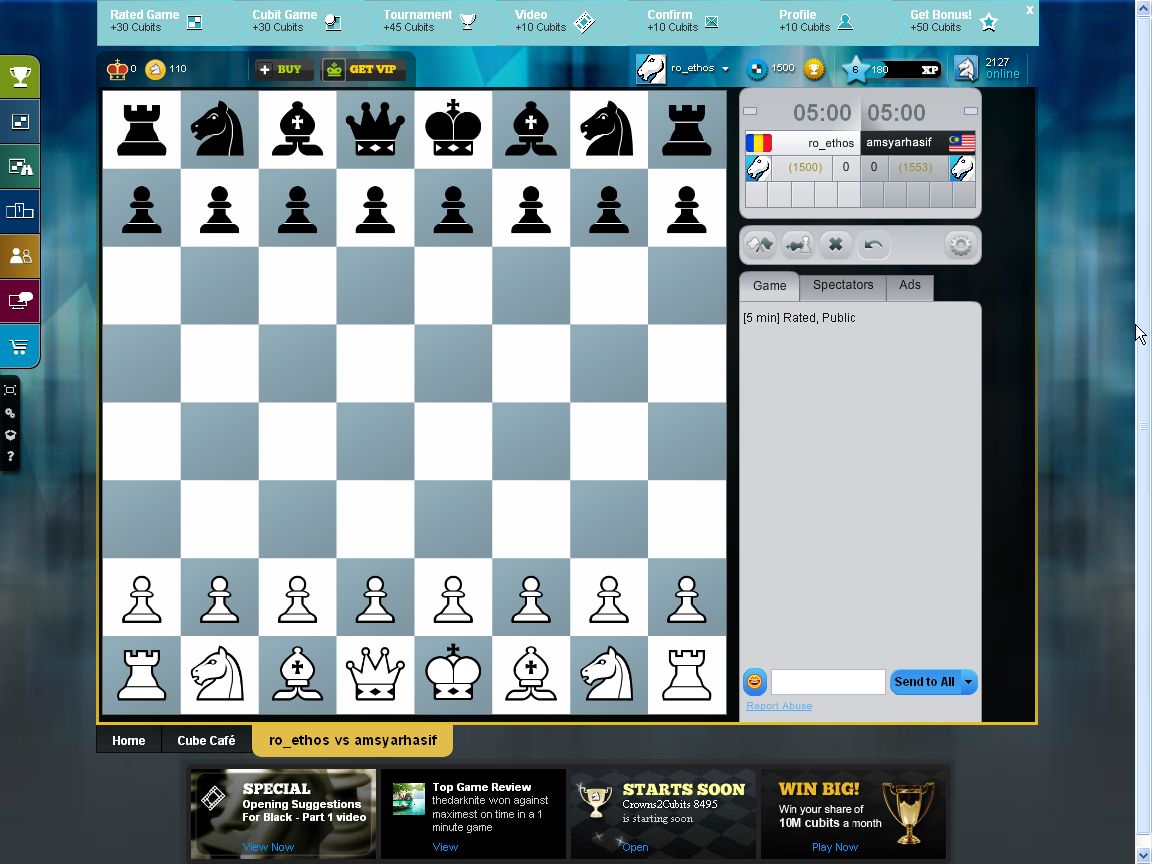 ChessCube - un site de șah online | Geek