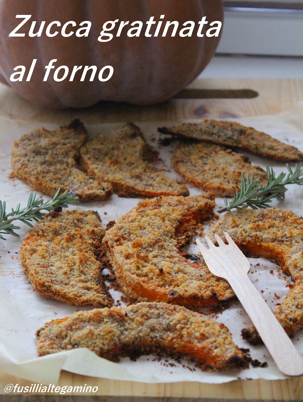 fusillialtegamino: Zucca gratinata al forno