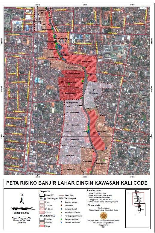 renputra: Peta Partisipatif Risiko Banjir Lahar Dingin Kali Code