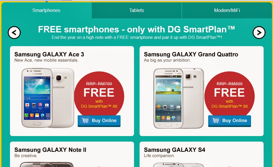 KLSE TALK - 歪歪理财记事本: FREE smartphones - only with DG SmartPlan 免费智能手机