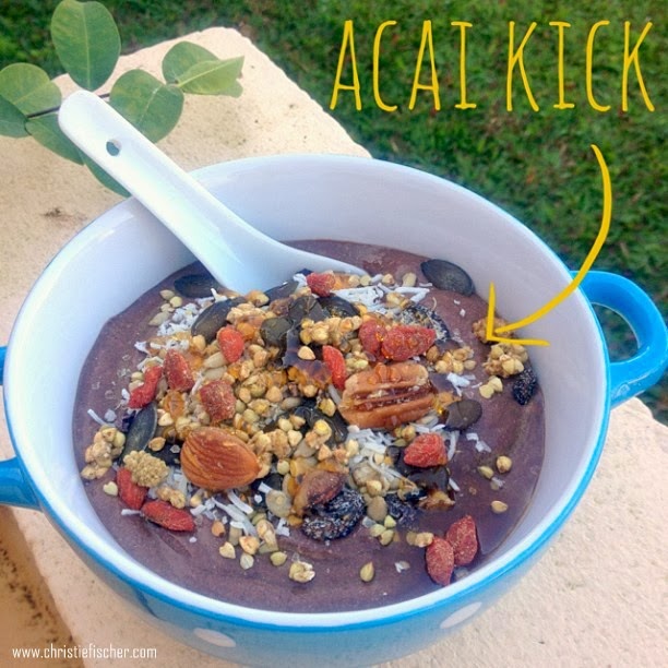 Christie Fischer : NOURISH: ANTIOXIDANT-RICH ACAI BOWLS