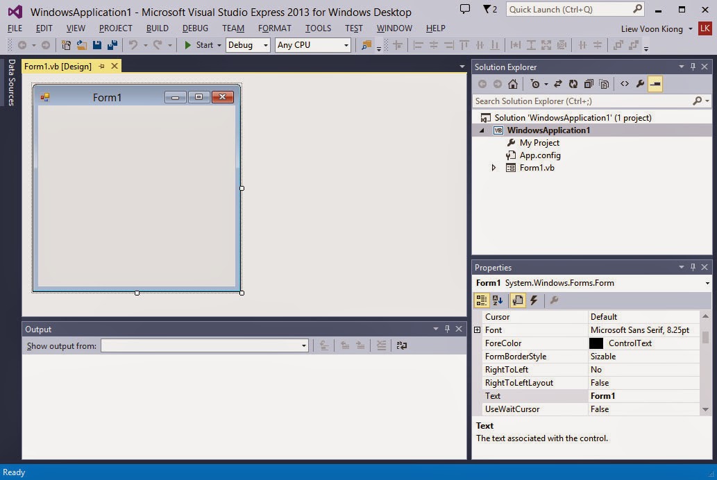 Cara Membuat Projek Baru pada Visual Basic 2013